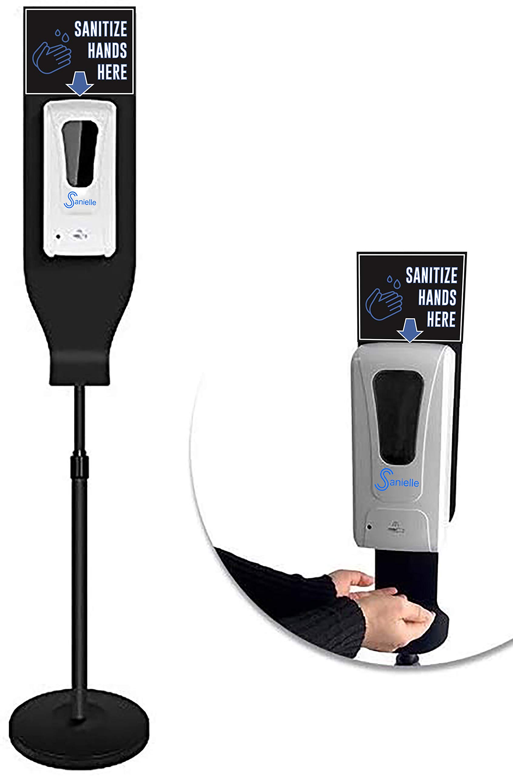 Buy Automatic Portable Hand Sanitizer Dispenser/Station with Drip Tray ...