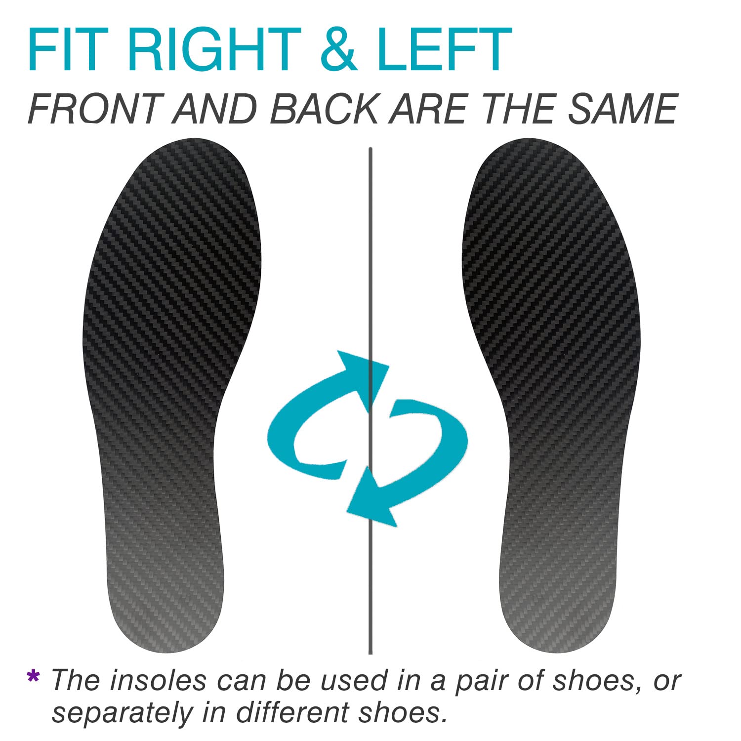 Snapklik.com : 1 Pair Very Rigid Carbon Fiber Shoe Inserts For ...