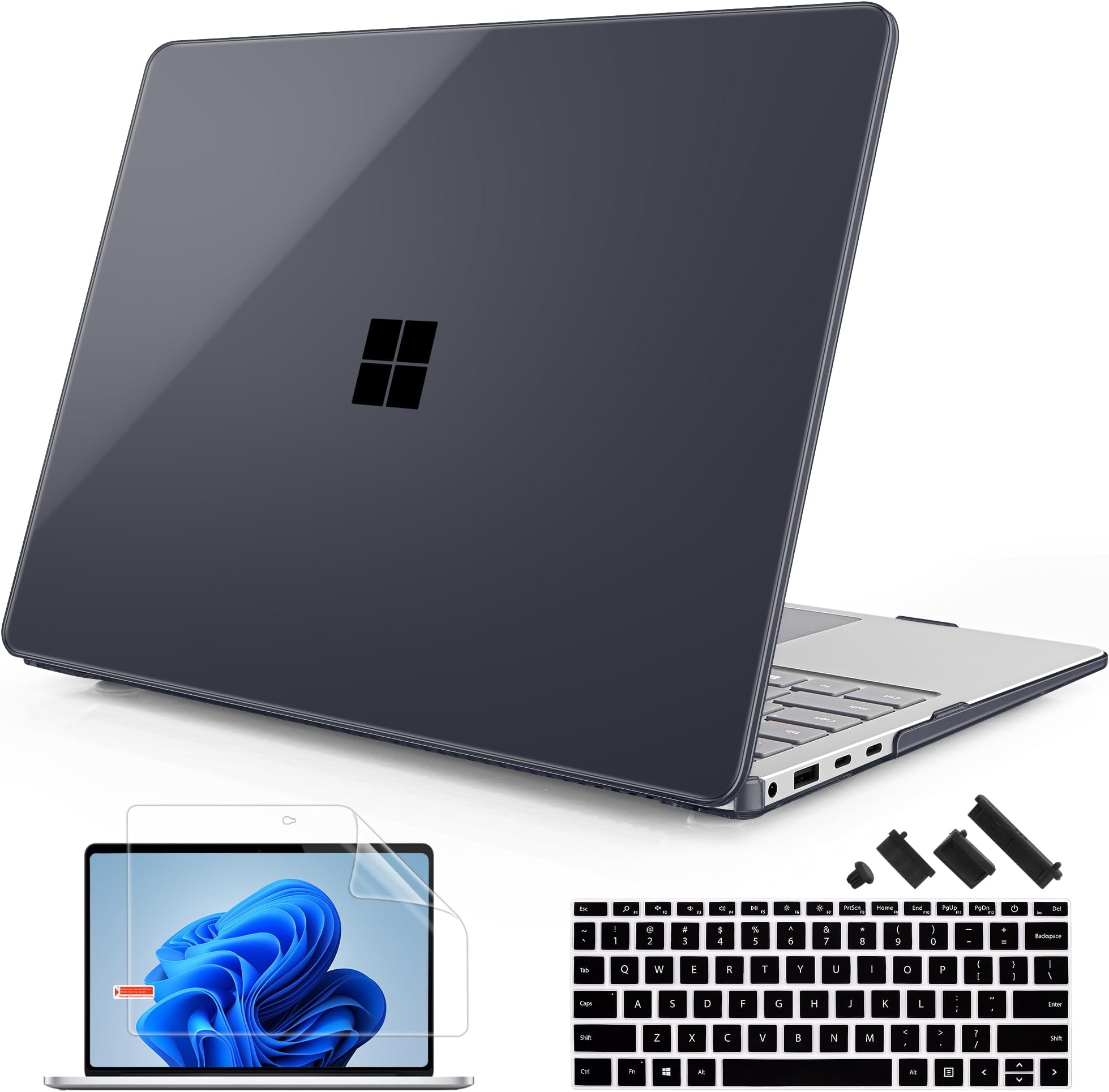 Amazon.com: Mektron Clear Case for 13.8" Microsoft Surface Laptop 7 ...