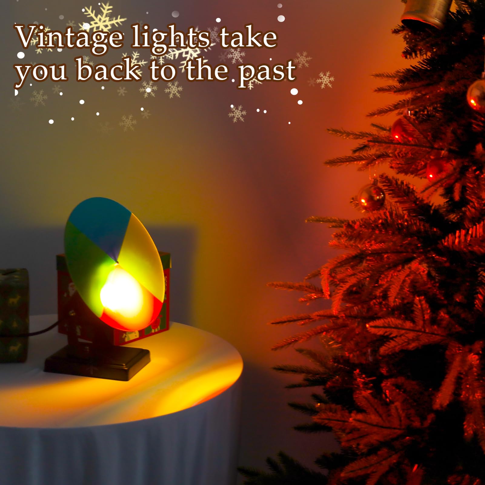 Rotating Color Wheel For Christmas Tree