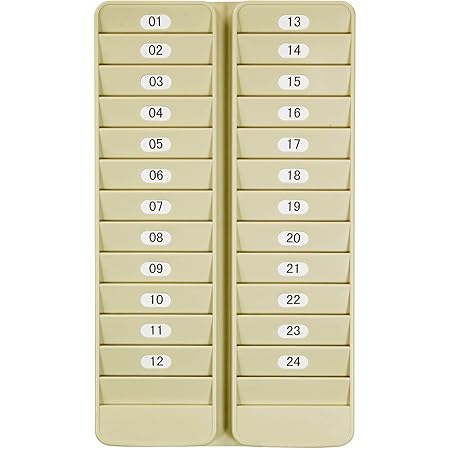 Amazon.com : NADAMOO Time Cards Rack Retractable Time Card Holder with ...