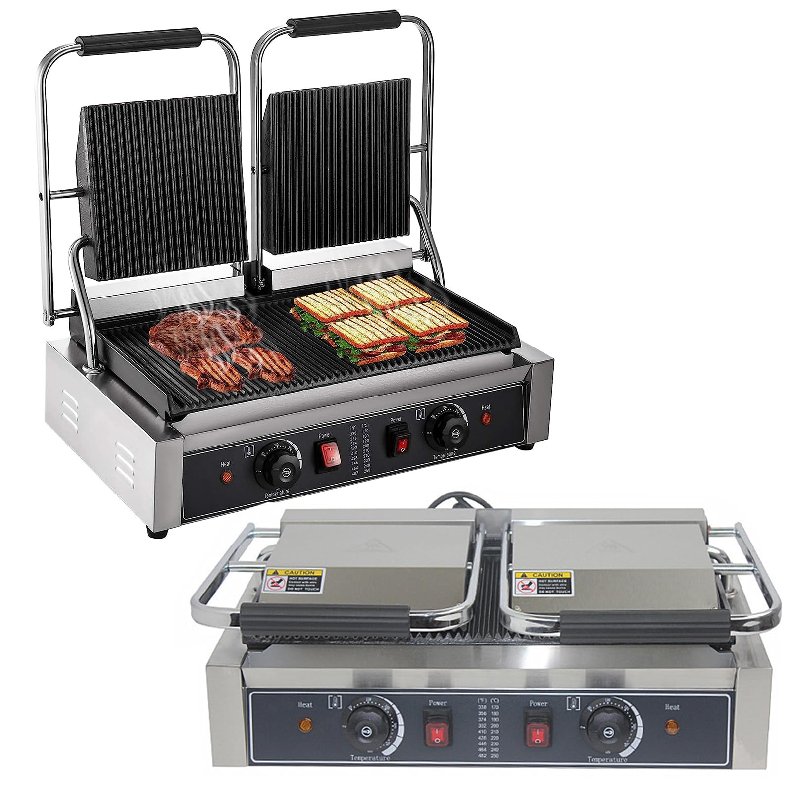 Amazon.com: Sandwich Toaster, Electric Sandwich Press Grill, Deep Fill ...