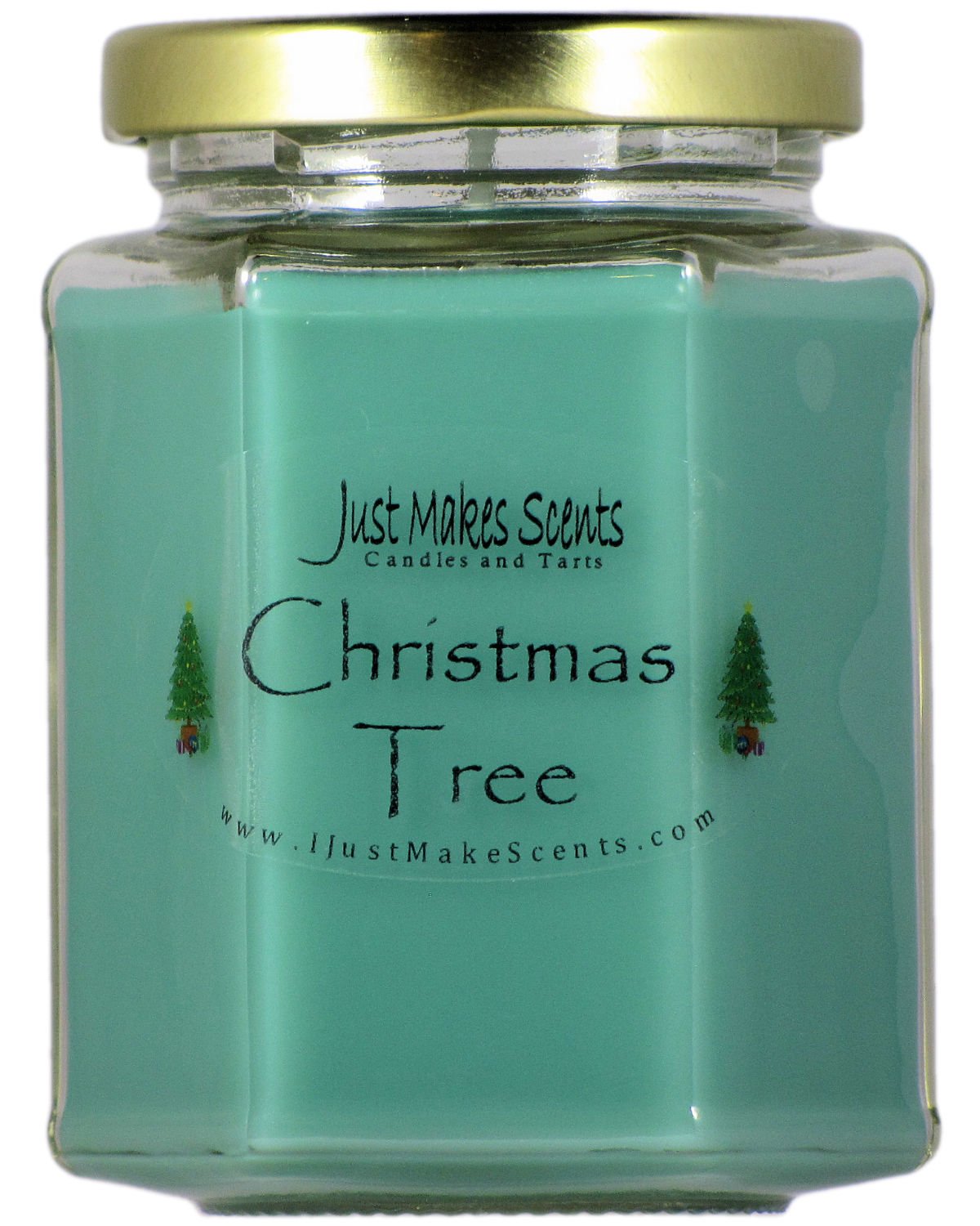 Amazon.com: Christmas Tree Scented Blended Soy Candle by Just Makes ...