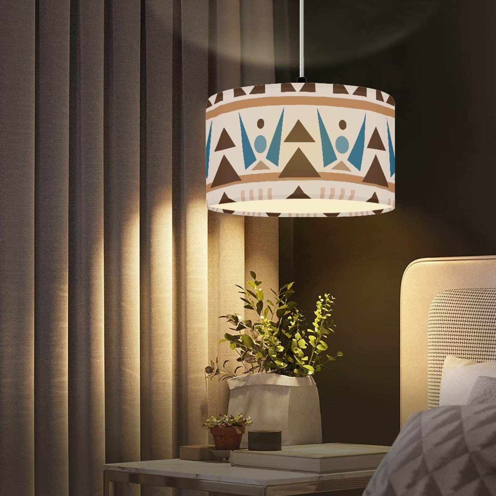 Native American Design Lamp Shades Regency Style Bone Inlay Lamp Base