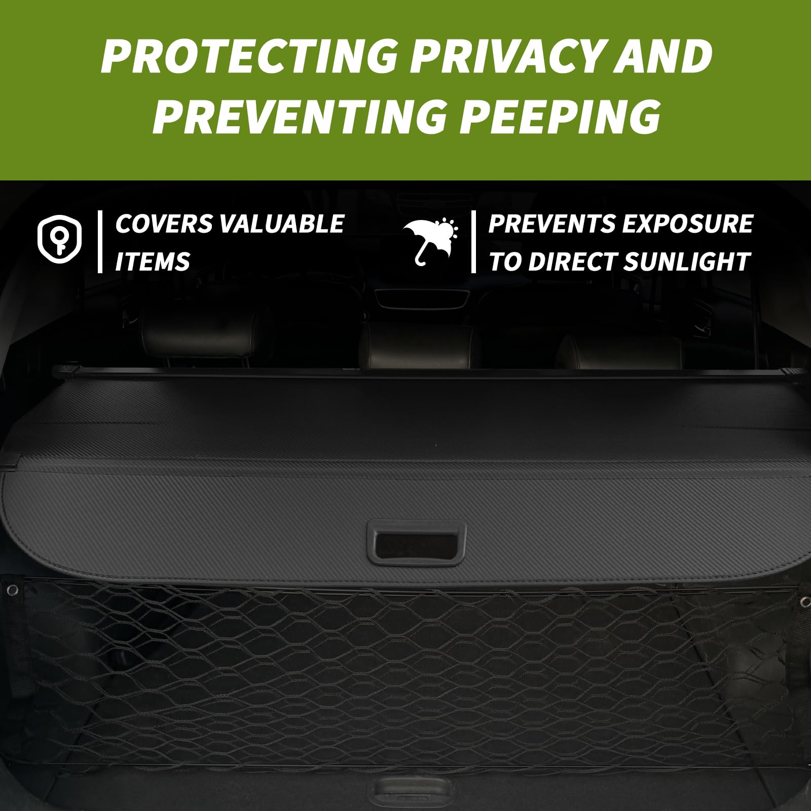 Snapklik.com : Blycorul Trunk Cargo Cover Fit For Tucson 2022-2025 2026