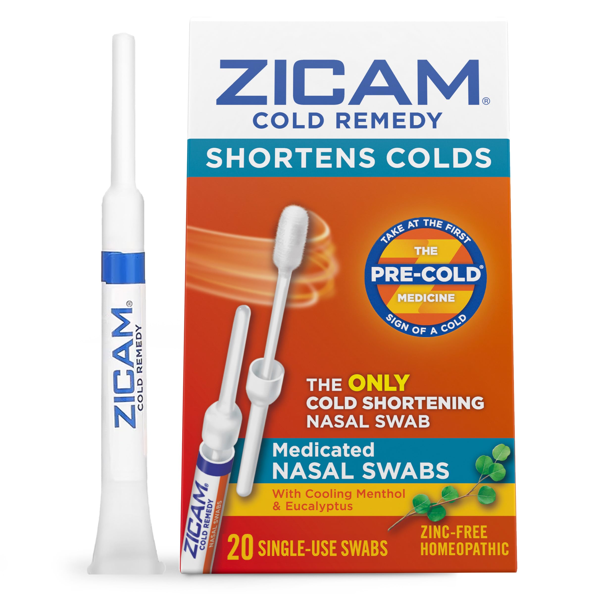 Zicam Cold Remedy Plus Multisymptom Relief Nasal Swabs Amazon.com: