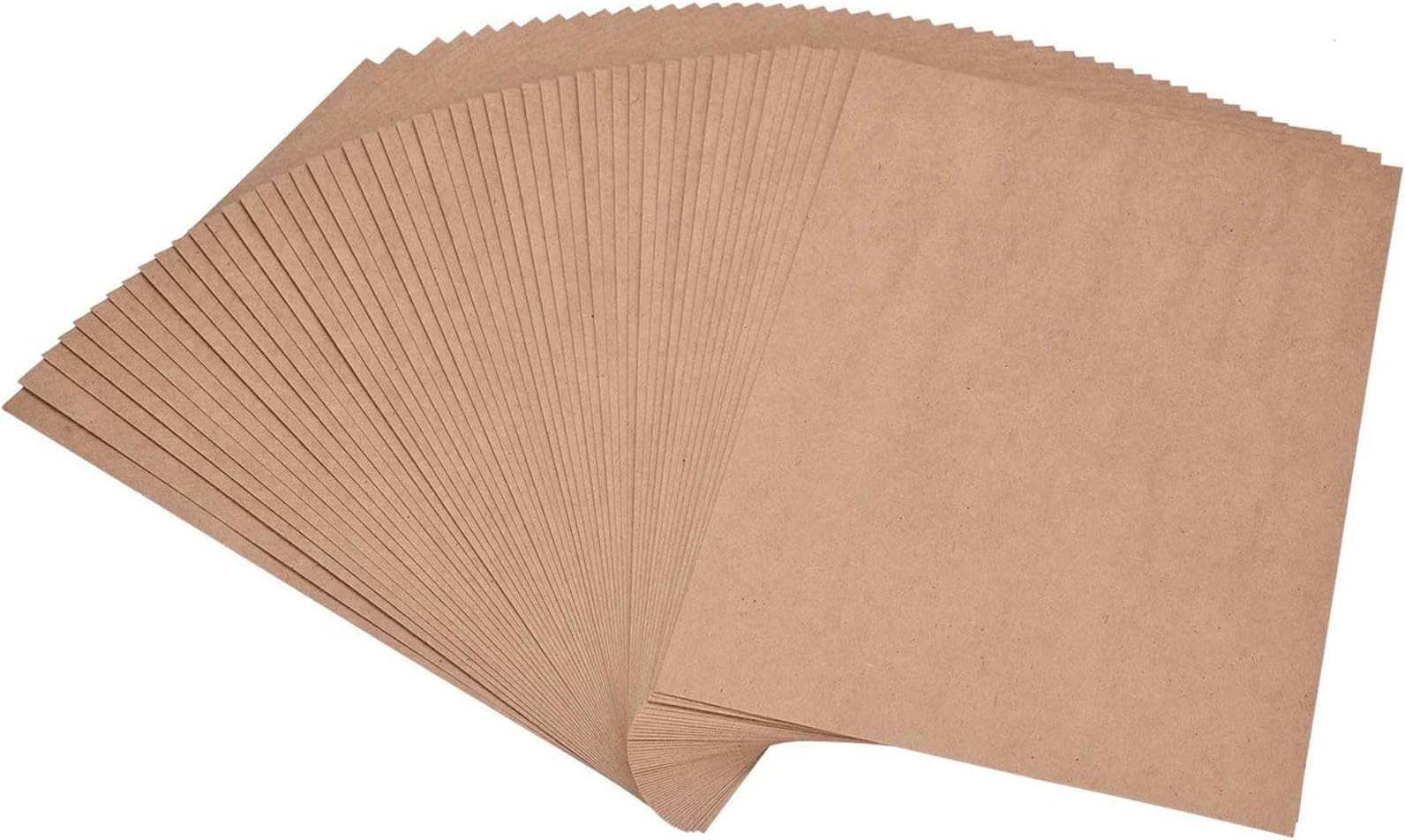 ewtshop® Kraftpapier, 50 Blätter, DIN A4, Naturkarton, hochwertige ...