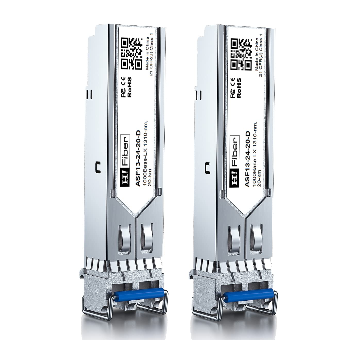 2 Pack 1.25G Single Mode SFP LC Module, 1000Base-LX/LH Fiber ...