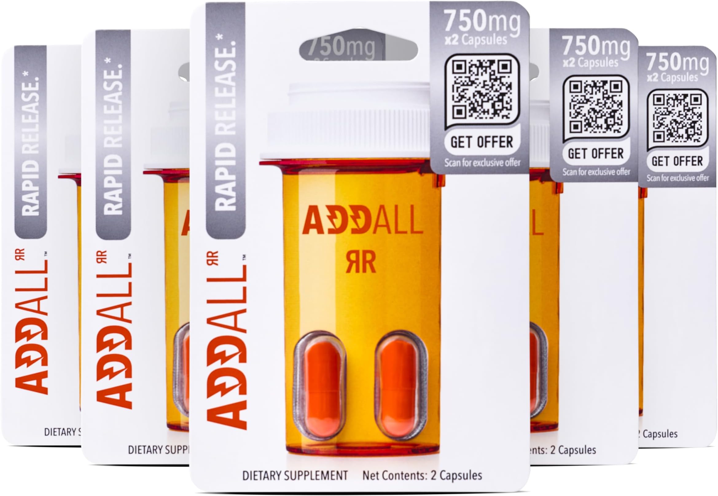 Amazon.com: Addall Rapid Release Supplement (5 Pack) #1 Effective ...