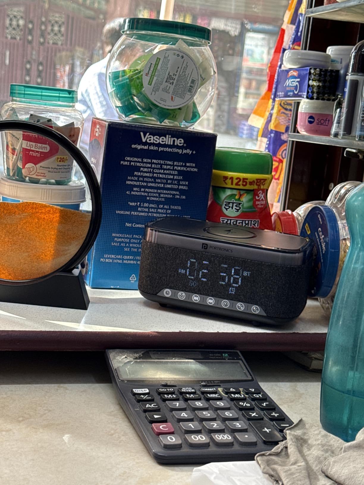 Portronics Trifusion 16W HD Sound Bluetooth Speaker with 15W Wireless ...