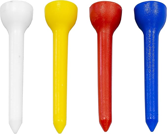 suzmei Golf Tees Plastic -36MM 100 Pcs Castle Golf Tees, Durable Winter ...