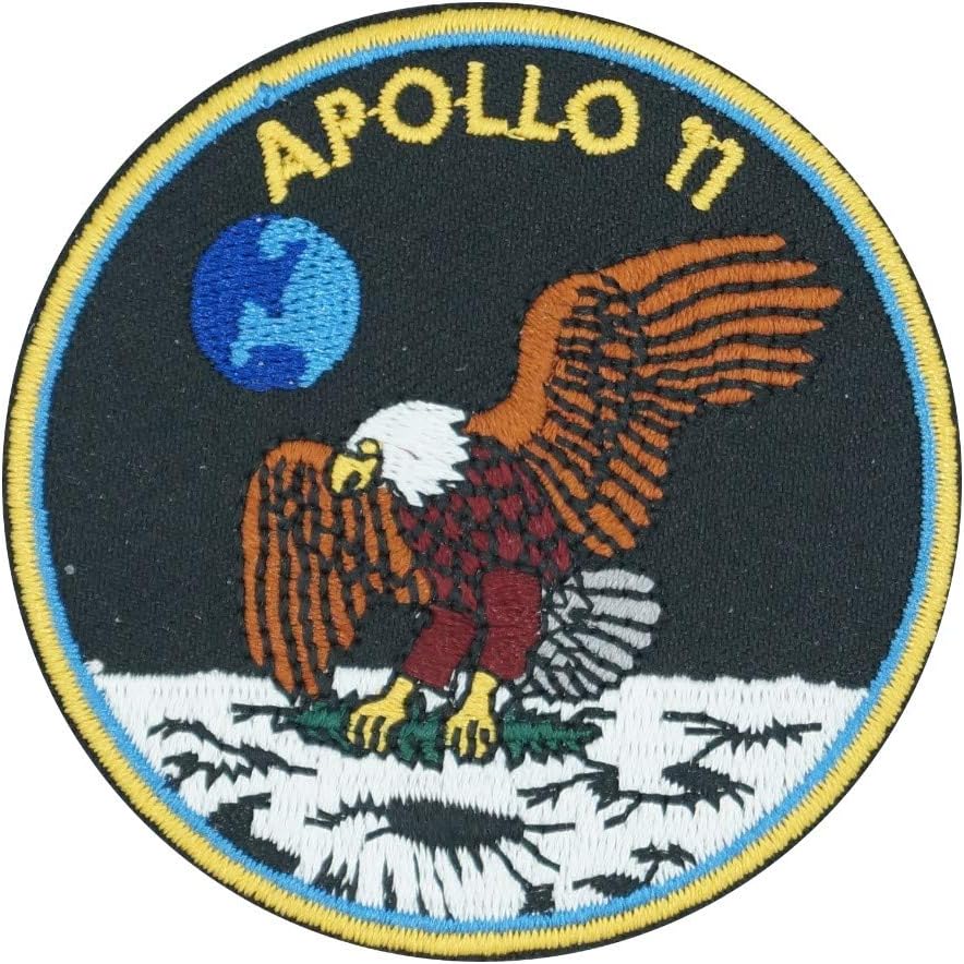 NASA Apollo 11 Logo Aufnäher zum Aufbügeln gewebt : Amazon.de: Küche ...