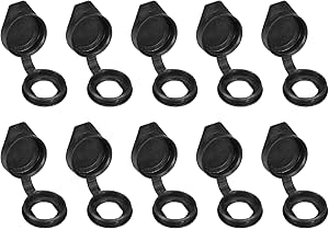 PATIKIL 19mm Door Lock Dust Cover, 10 Pack Plastic Waterproof Keys ...
