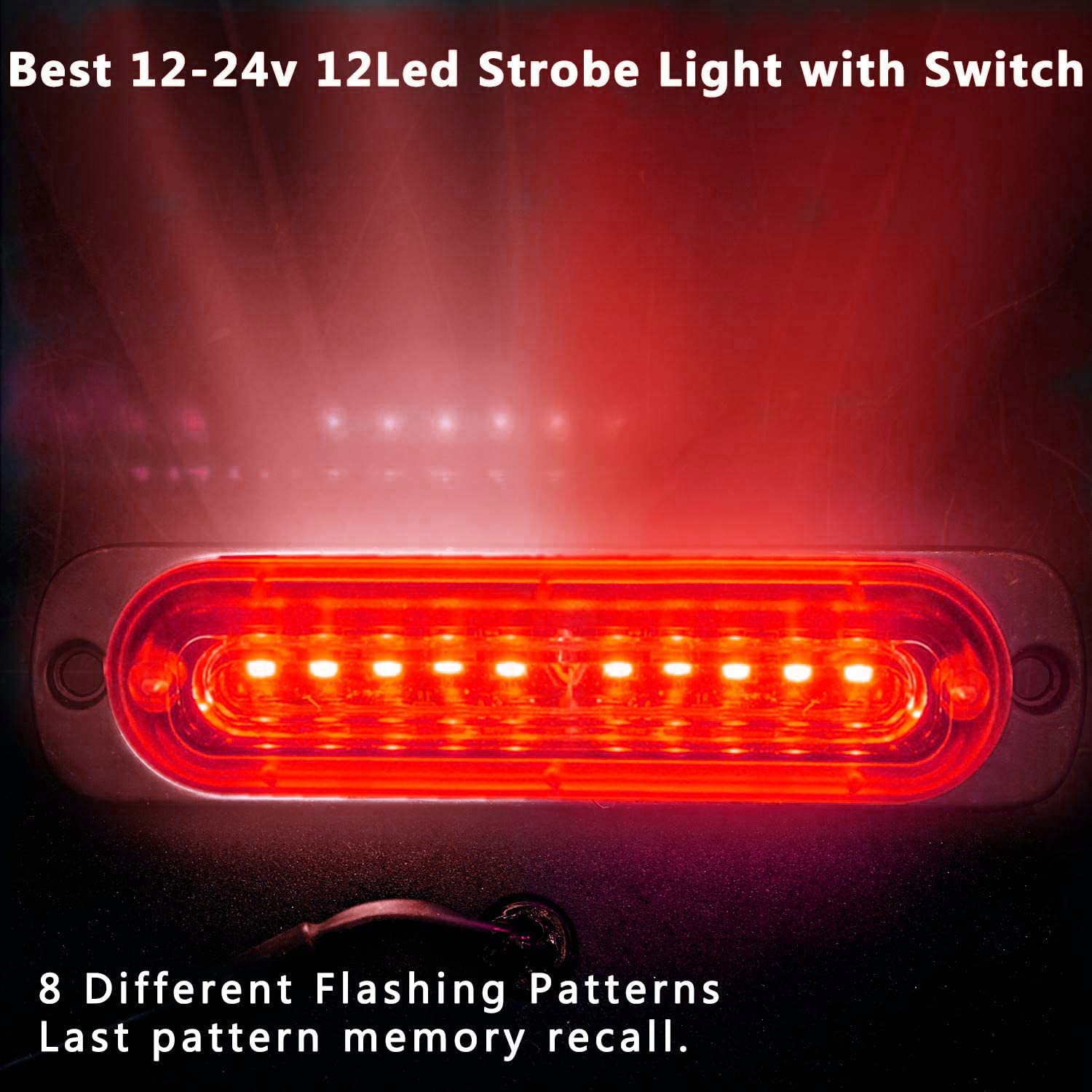 Snapklik.com : EASE2U E Led Warning Lights, 4pcs Emergency Warning ...