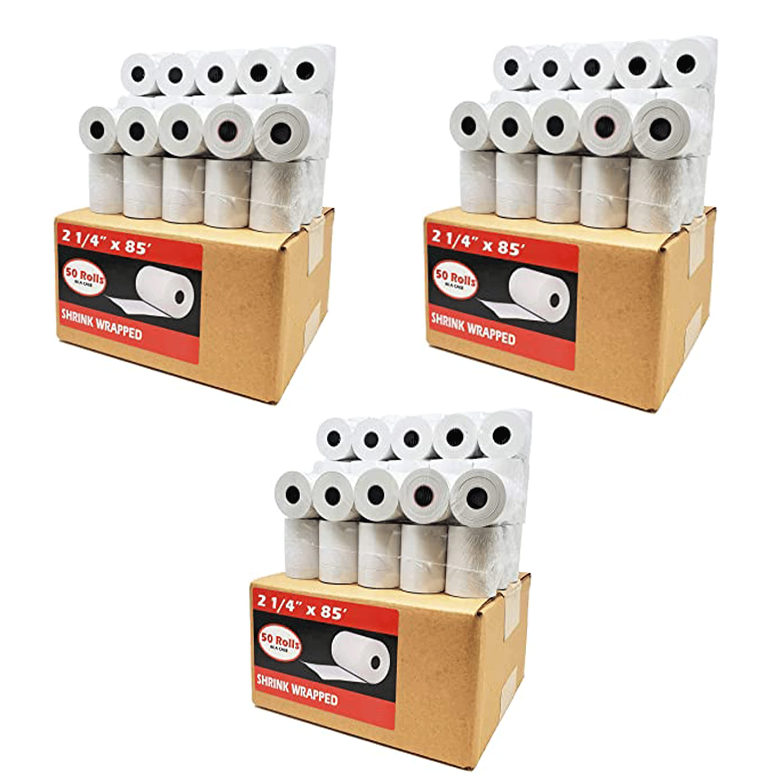 Buy 2 1/4 x 85 Thermal Paper Rolls (3 Cases - 150 Rolls) Credit Card ...