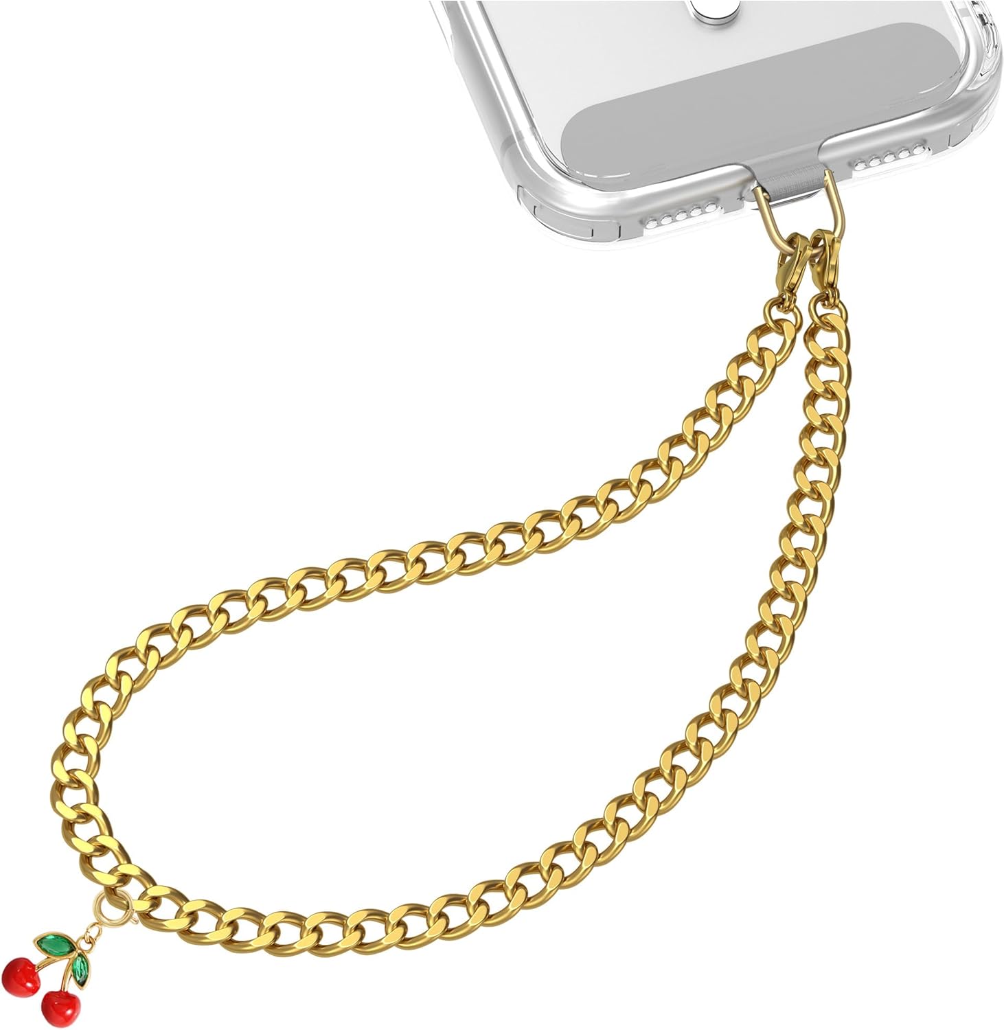 Amazon.com: Niunisi Phone Chain with Tether Tab, Metal Cellphone Wrist ...