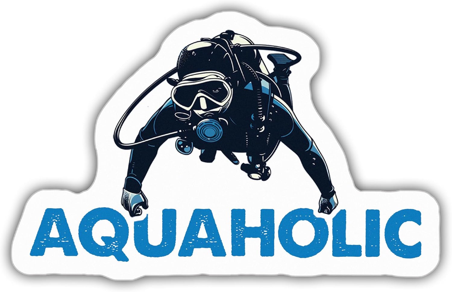 Amazon.com: Scuba Diving Stickers Scuba Diving Decal Cool Scuba Diving ...