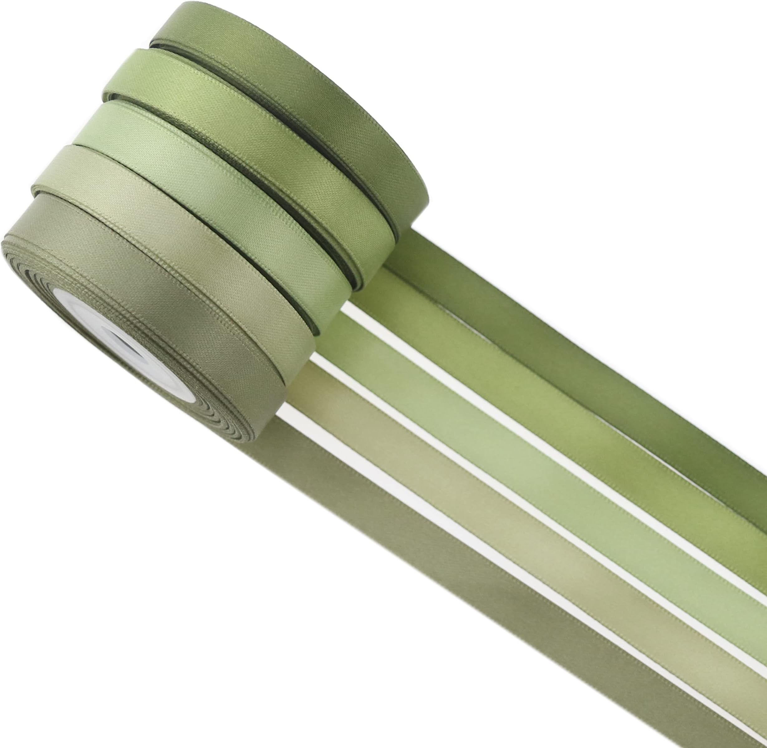 Amazon.com: Mayreel Solid Moss Grosgrain Ribbon 1/8" Thin Olive Green ...