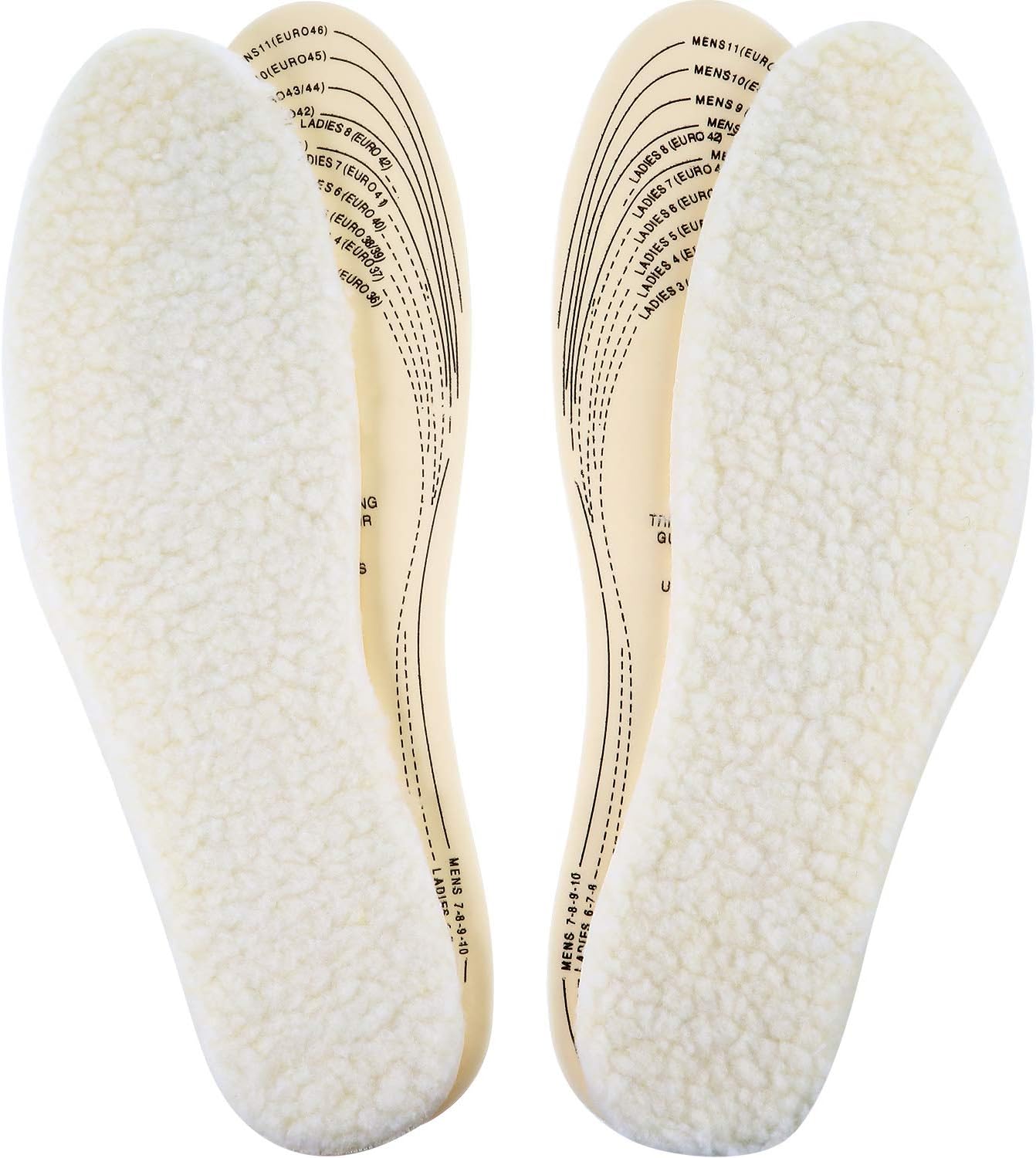 Amazon.com: Kaps Winter Insole Set, 4 x Sheep Wool Inserts for Shoes ...