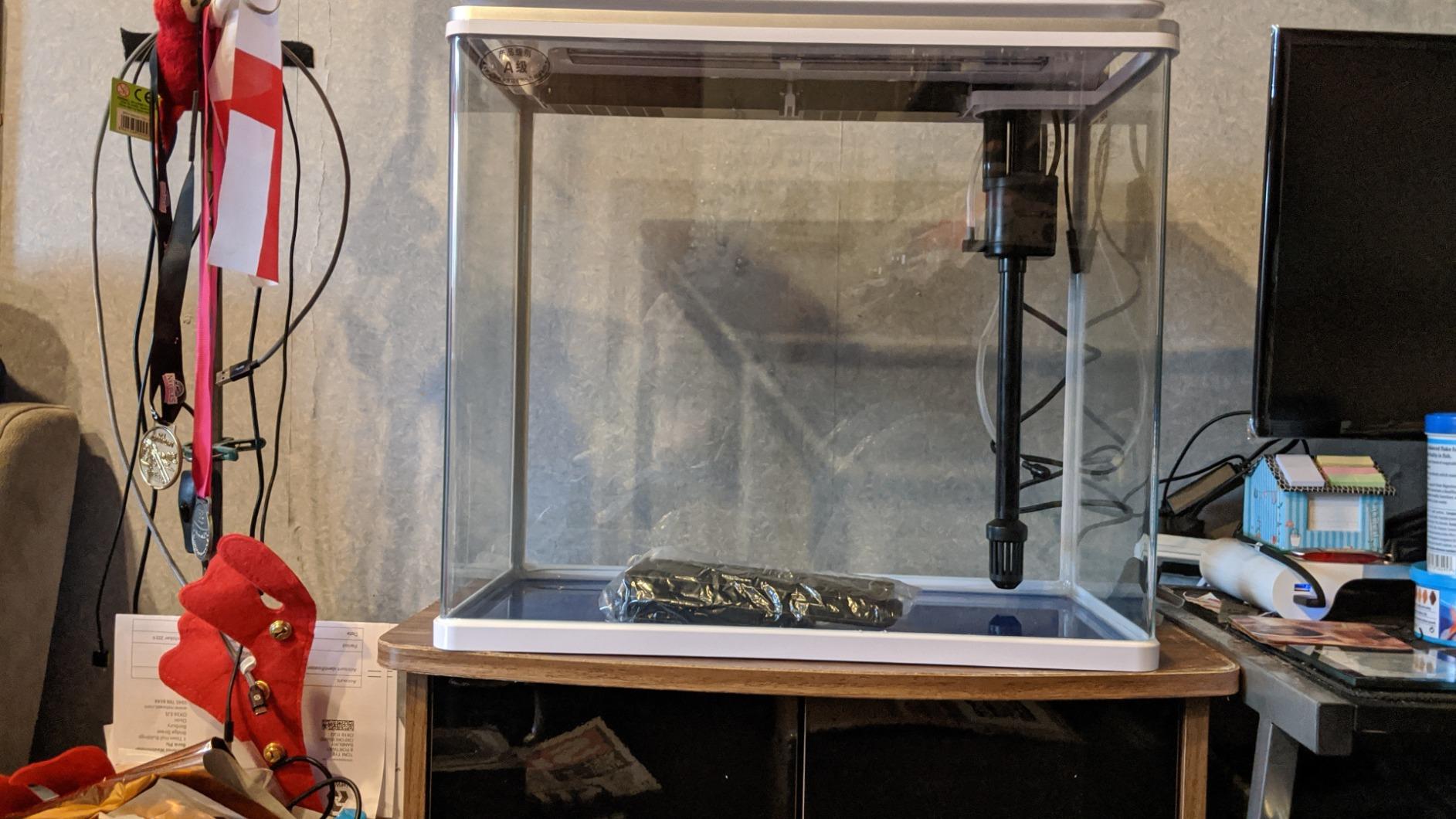 Biopro 15L Complete Aquarium Fish Tank with Filtration and Integrated ...