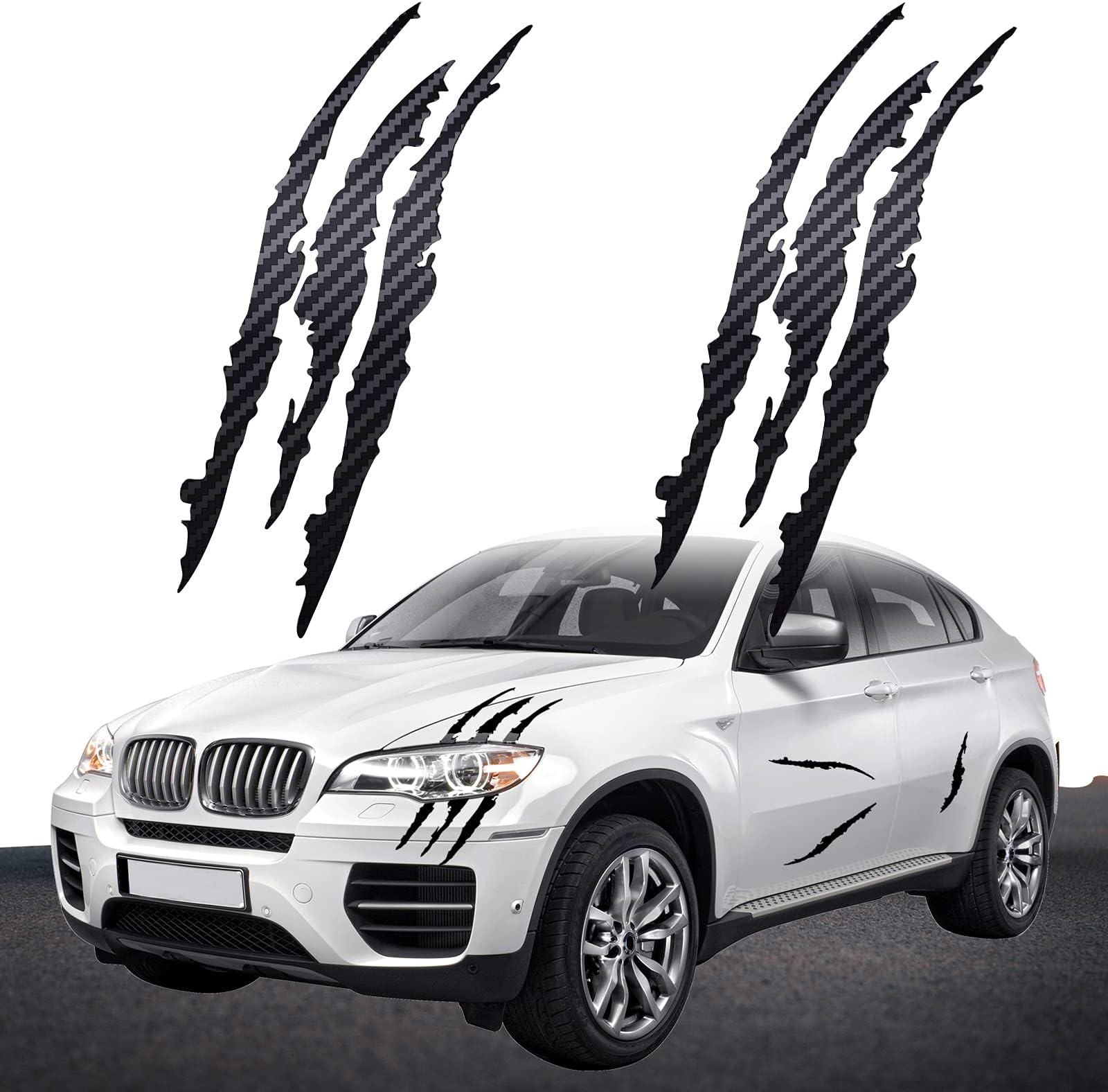 Amazon.com - Claw Marks Car Headlight Decals Car Stickers Stripes ...