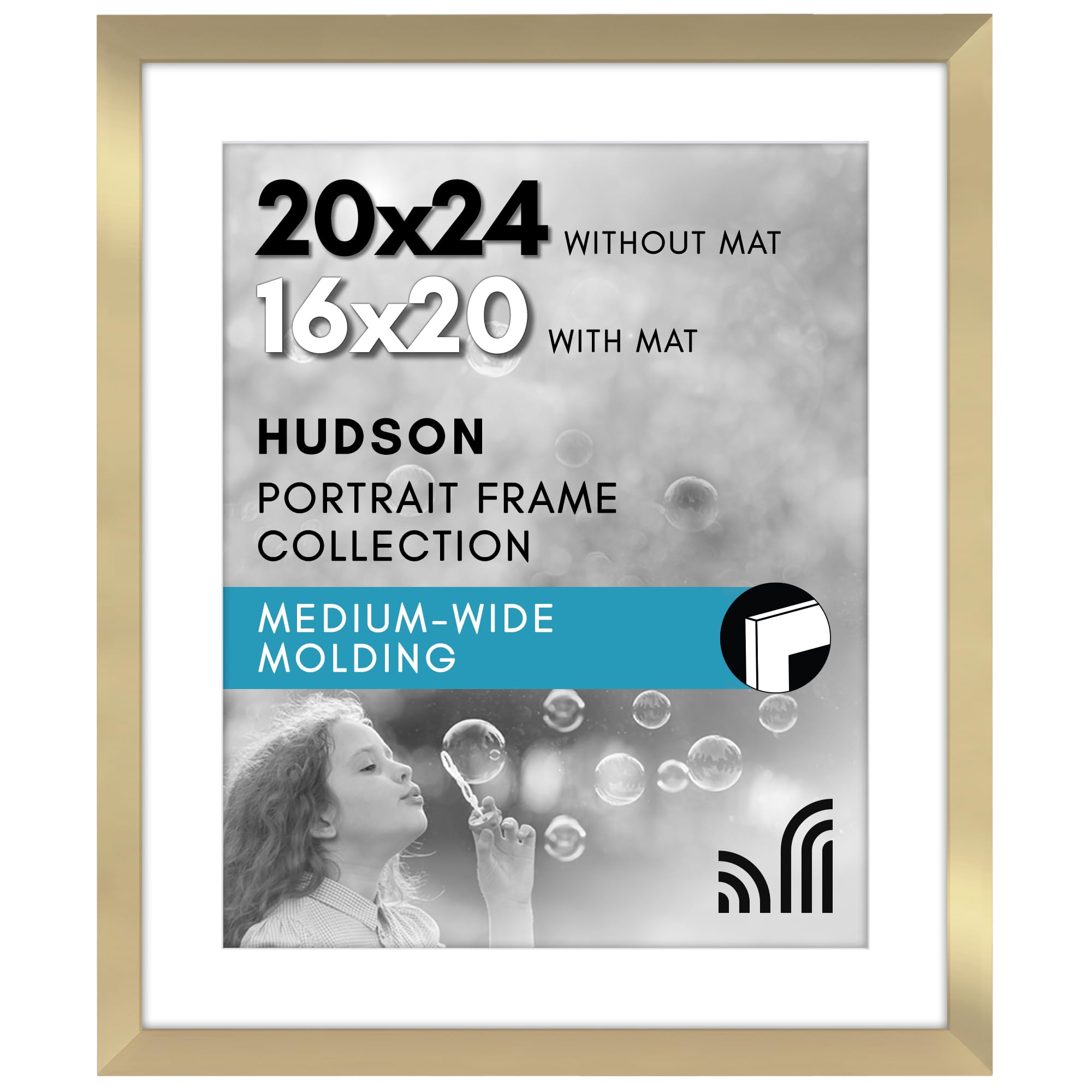 Amazon.com - Americanflat 20x24 Picture Frame with Polished Plexiglass ...