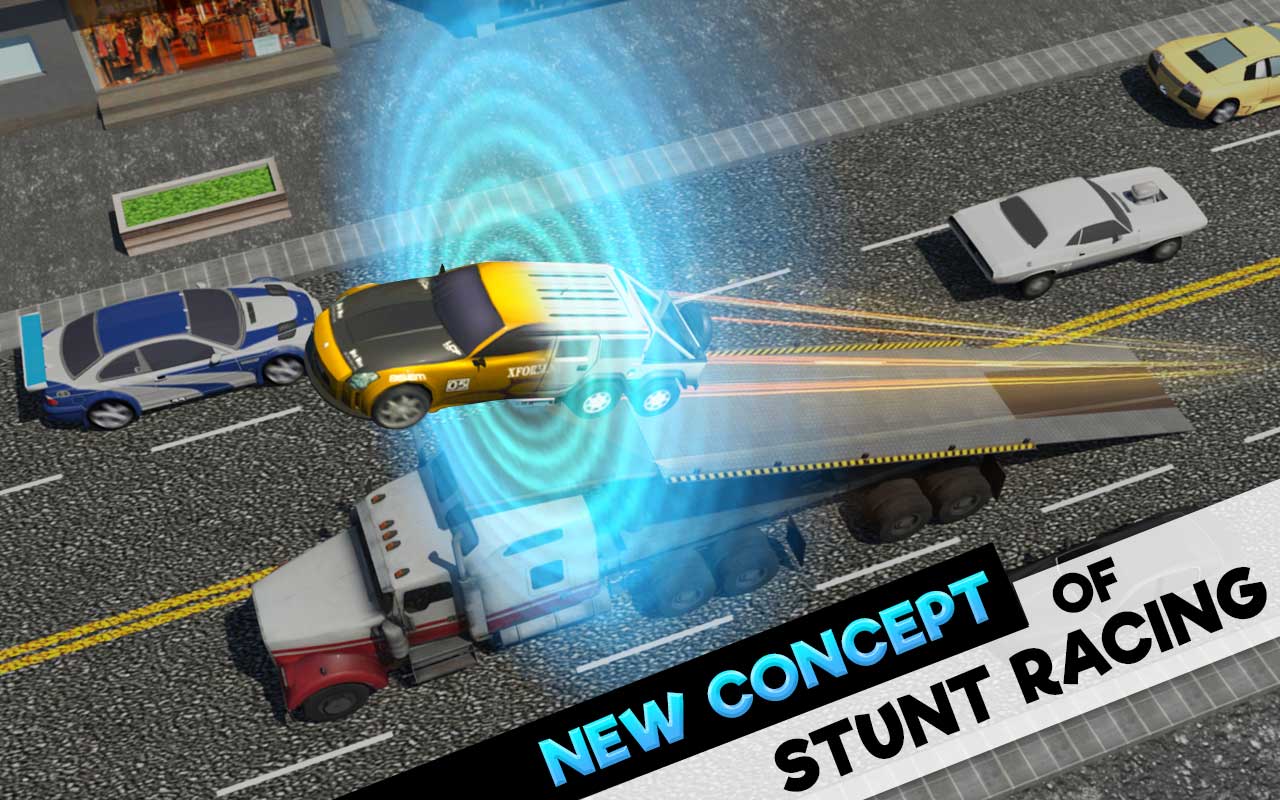 Robot Transform Muscle Car Racing on Mega Ramp Truck: 6x6 Trucks ...