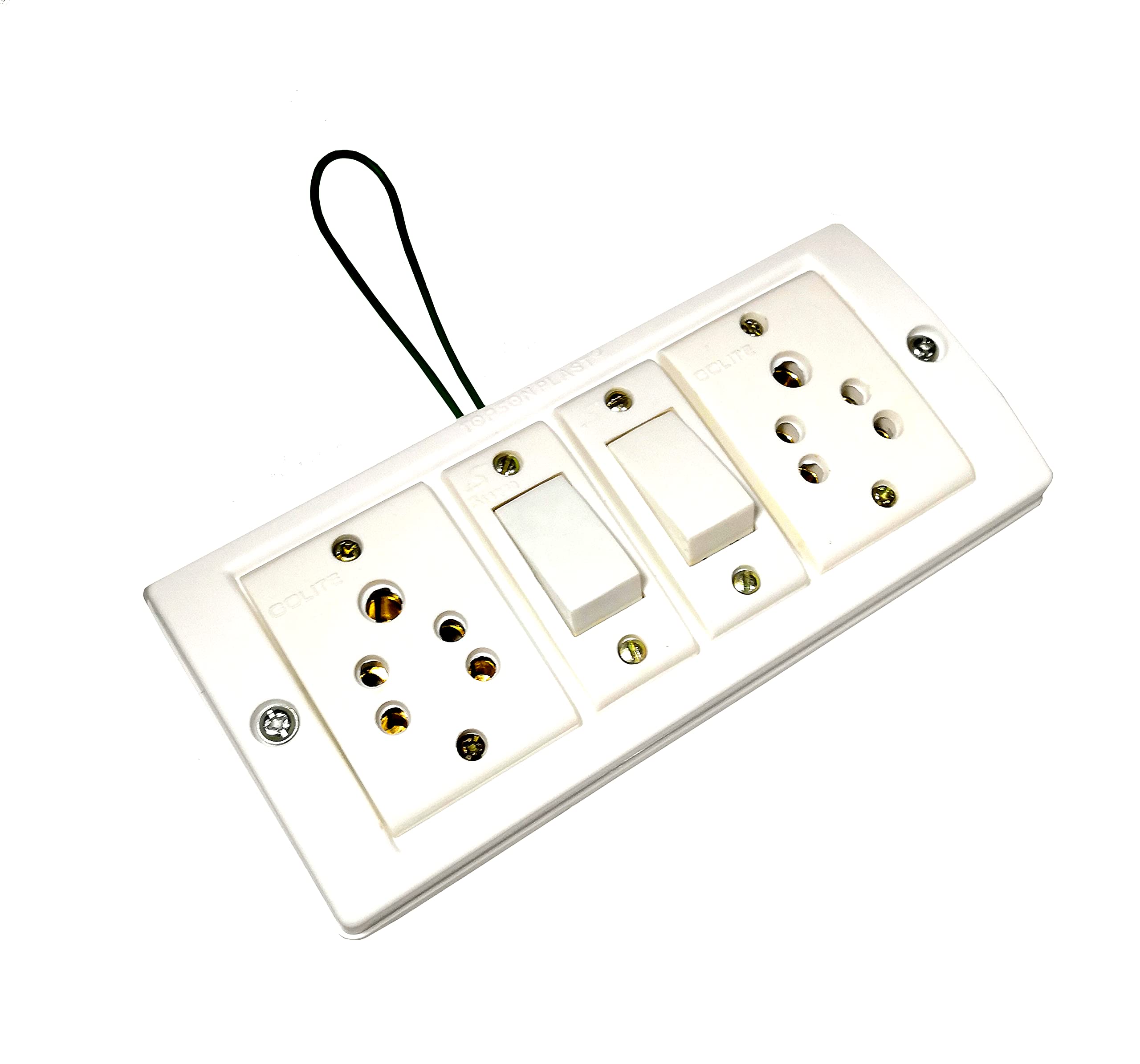 Kgn Plastic White 240 Volts Of Alternating Current Extension Board ...