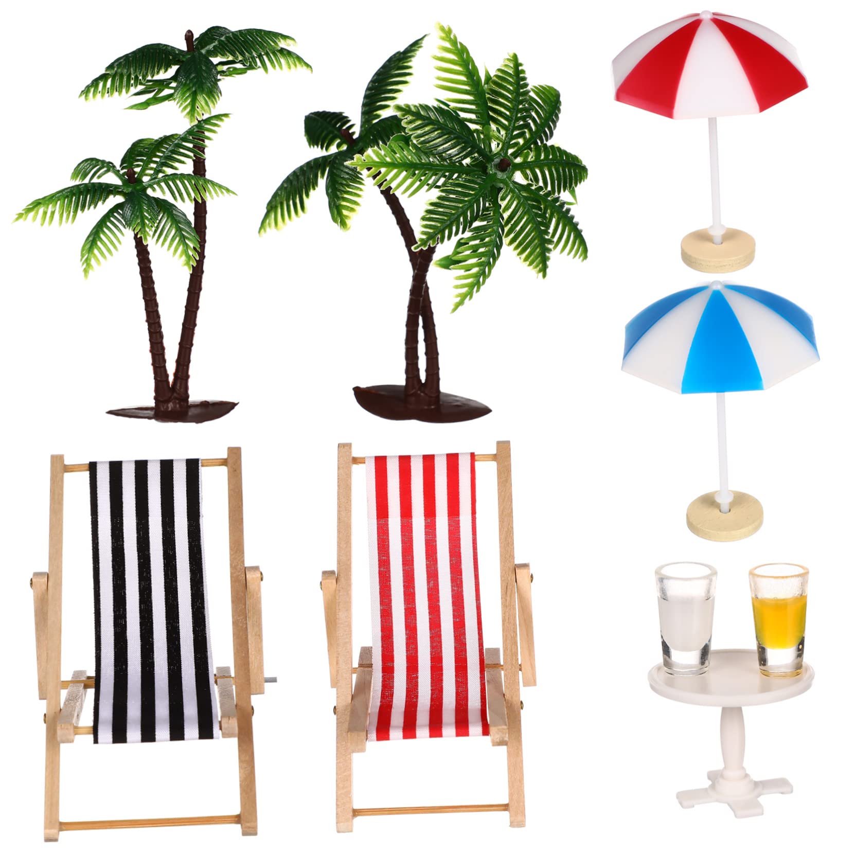 Amazon.com: SAFIGLE 14 Pcs Miniature Beach Scene Decoration Set with ...