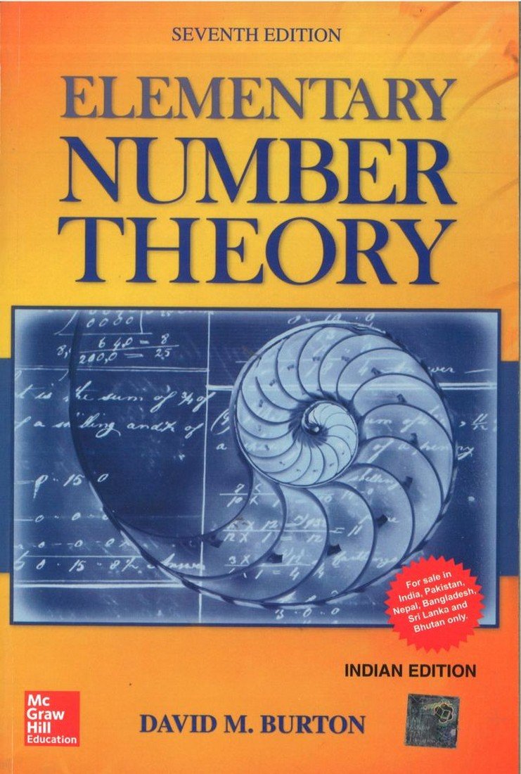 (Old Edition) Elementary Number Theory : Burton D M: Amazon.in: Books