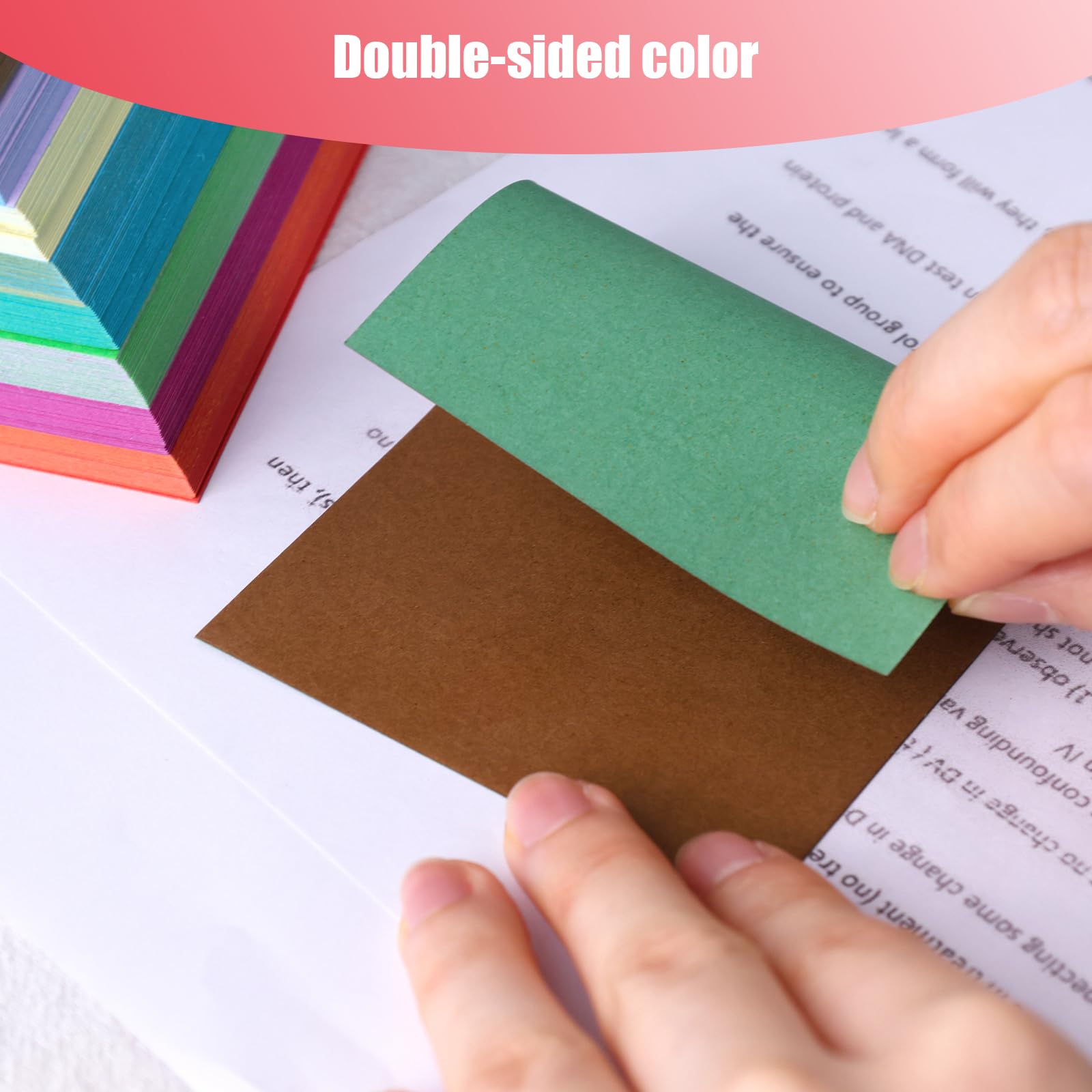 Snapklik.com : 200PCS Thickened Index Cards, 3x5 Flash Cards Colorful ...