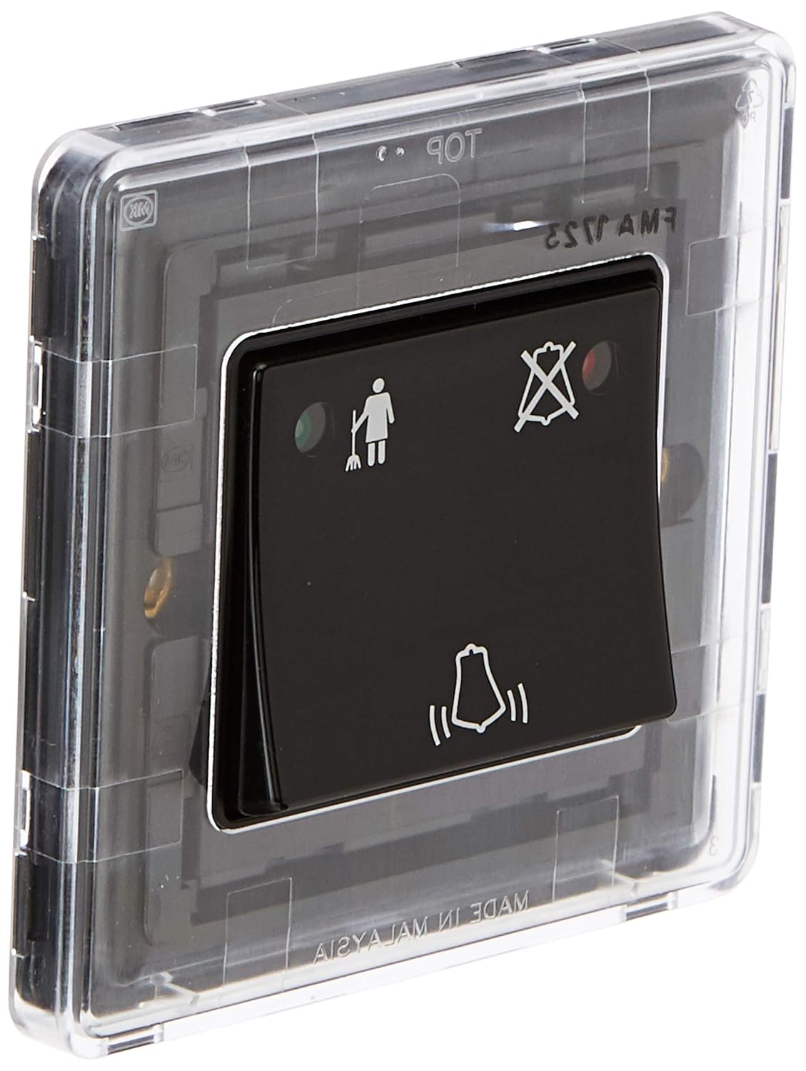 MK Dimensions 10A Bell Push DO NOT Disturb/Make UP Room Switch Black ...