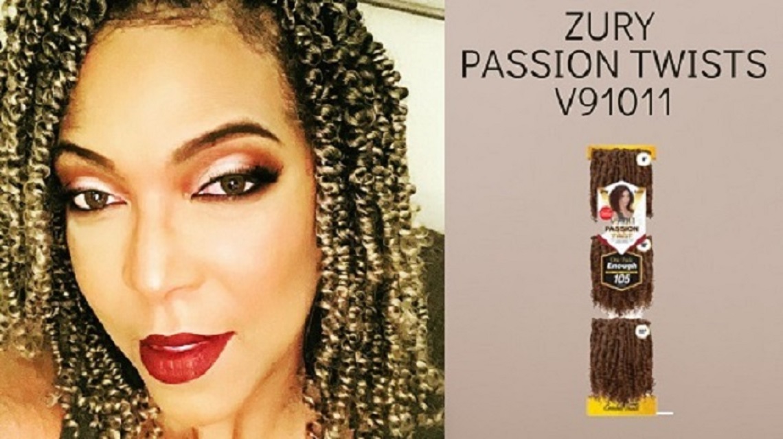 Watch Zury Crochet Braid Passion Twists v91011 SOM Grey on Amazon Live