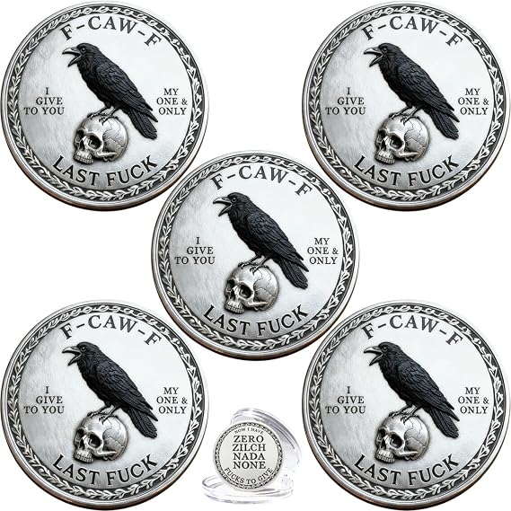 Amazon.com: The F-CAW-F Coin — for Those Who Laugh at Life and Give ...