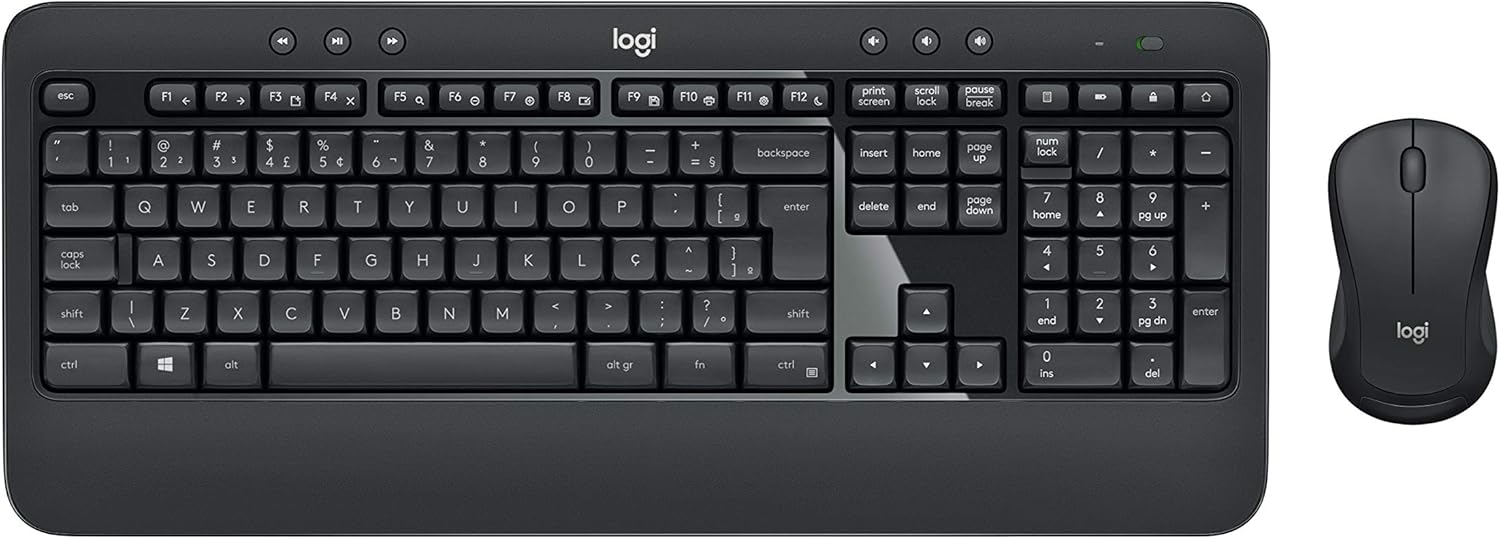 Logitech MK540 Advanced Wireless USB Spanish Keyboard and Mouse Set ...