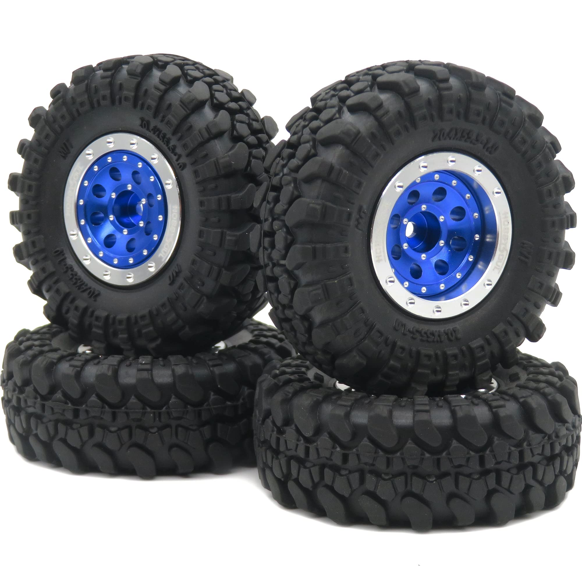 Snapklik.com : HOBBYSOUL Adjustable Offset RC 1.0 Beadlock Wheels And ...