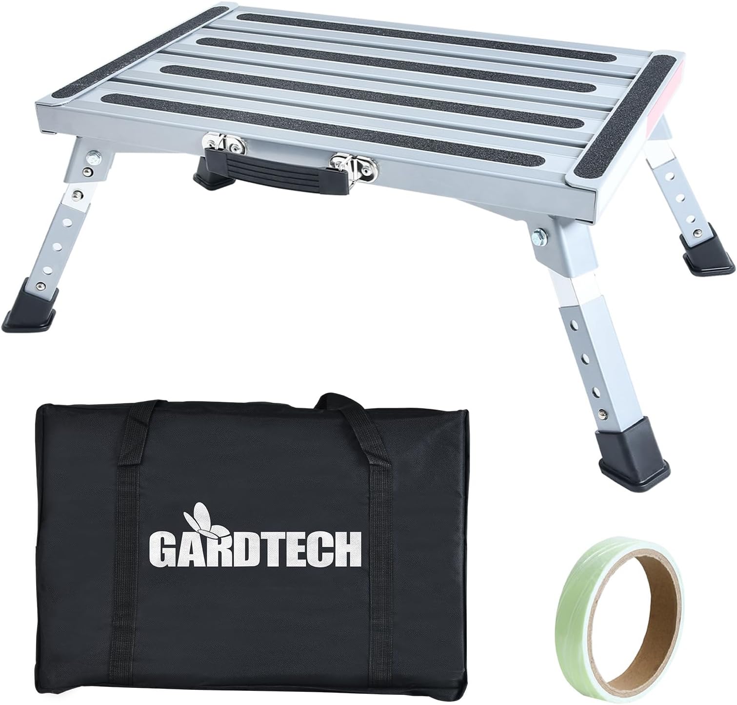 GARDTECH Marchepied Simple, Marche Pied Pliable en Aluminium, d'une ...