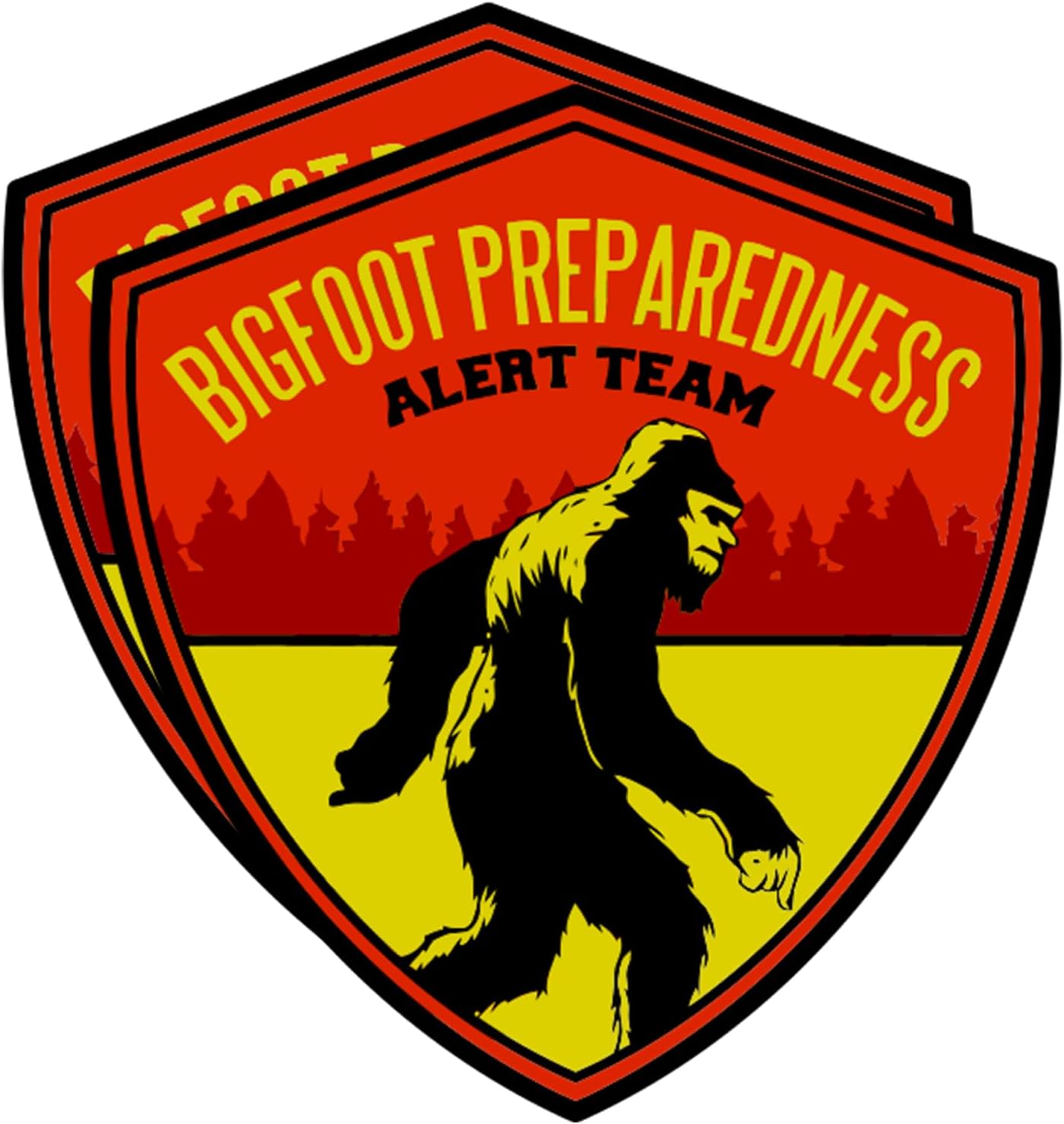Amazon.com - eDesign 2-Pack Sasquatch Bigfoot Preparedness Alert Team ...