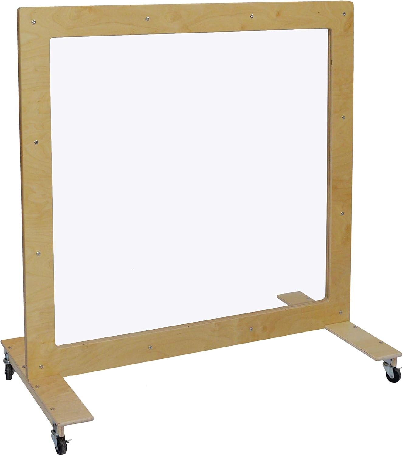 Amazon.com: Wood Designs Mobile See-Thru Room Divider 48" H x 48" W ...