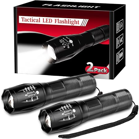 Atomic Beam LED Flashlight by BulbHead, 5 Beam Modes, Tactical Light ...