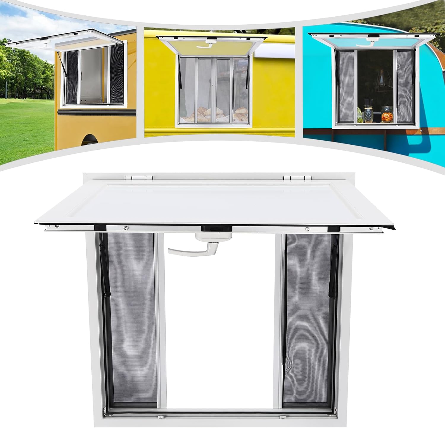 Amazon.com: HYDIYGT Food Truck Concession Window 36" x 36" with 4 ...