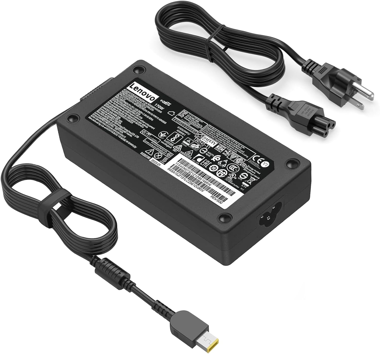 Amazon.com: 170W Laptop Charger for Lenovo ThinkPad P1 P50 P51 P52 P53 ...