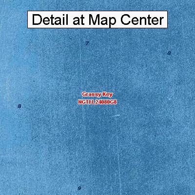 Amazon.com : USGS Topographic Quadrangle Map - Grassy Key, Florida ...