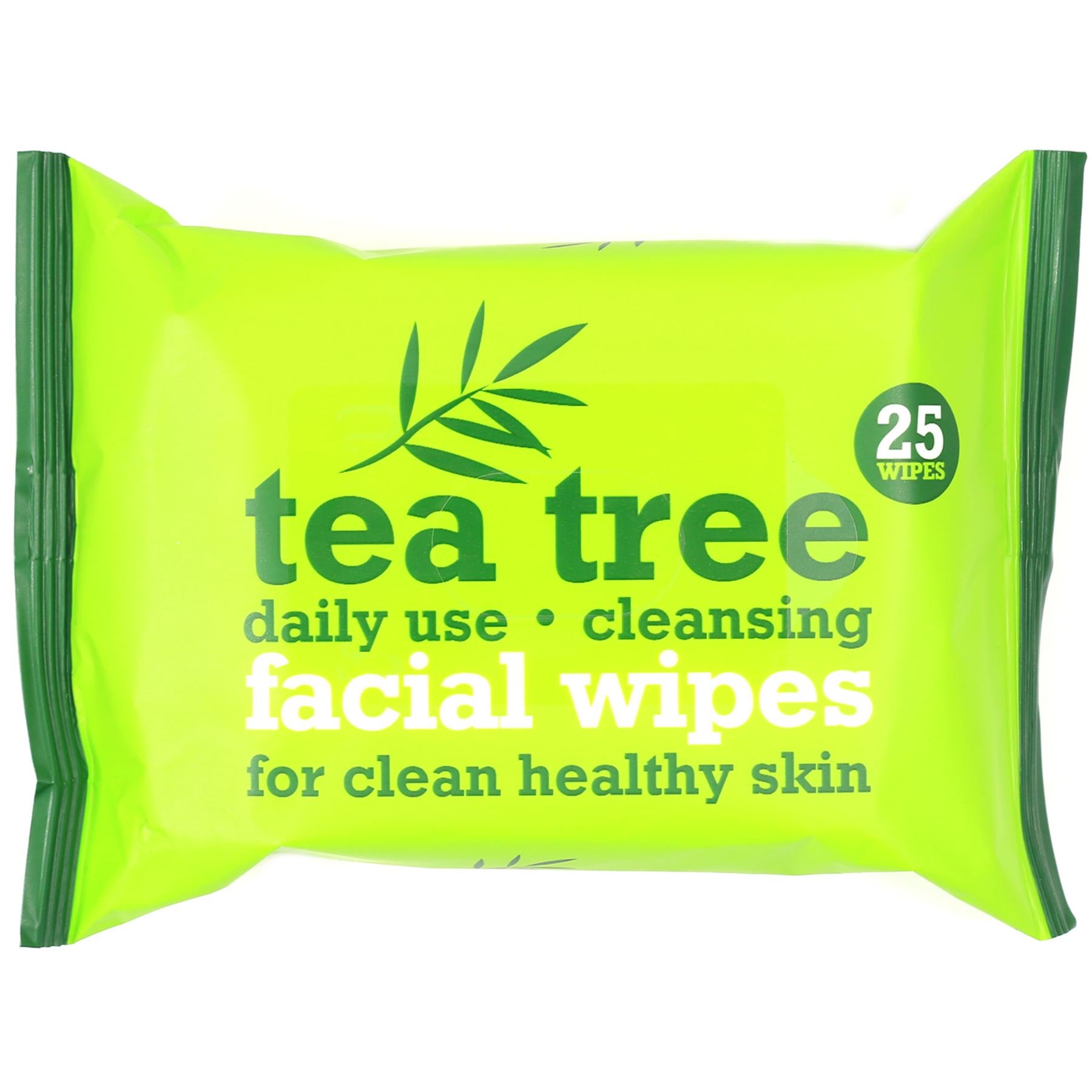 8 Packs of Australian Tea Tree & Peppermint Daily Cleansing Wipes | 200 ...