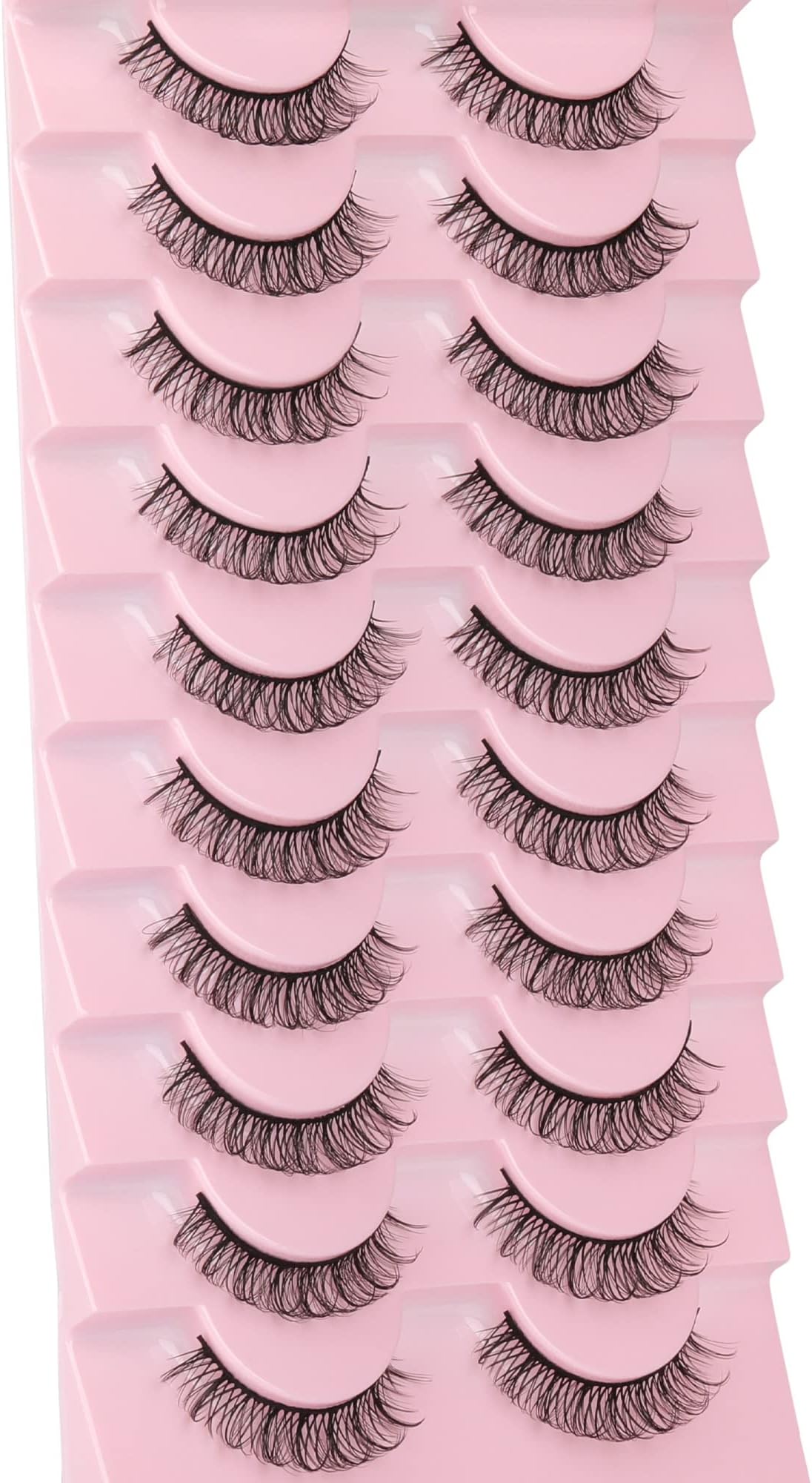 Amazon.com: Russian Strip Lashes Short False Eyelashes 11mm Natural ...