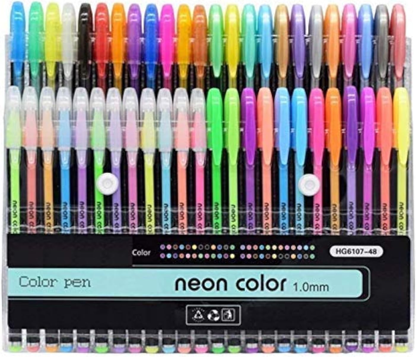 Linc Shine Glitter Pen Assorted Colours - Pack of 10 : Amazon.in ...