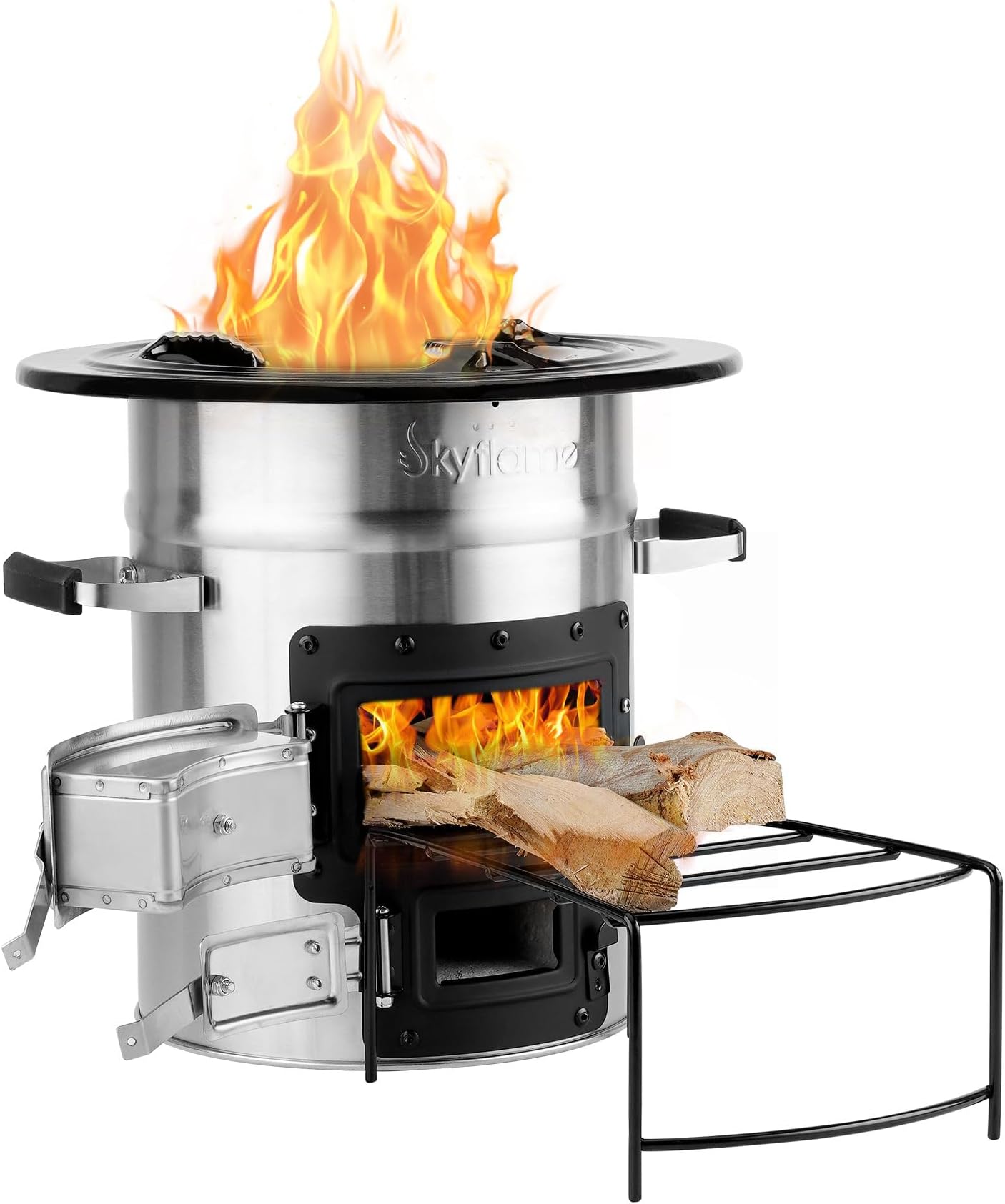 Amazon.com: GasOne Premium Wood Burning Rocket Stove Camping for ...