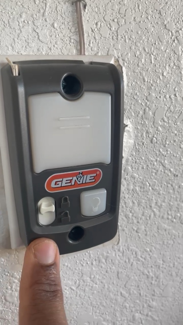 Watch Genie door opener wall console on Amazon Live