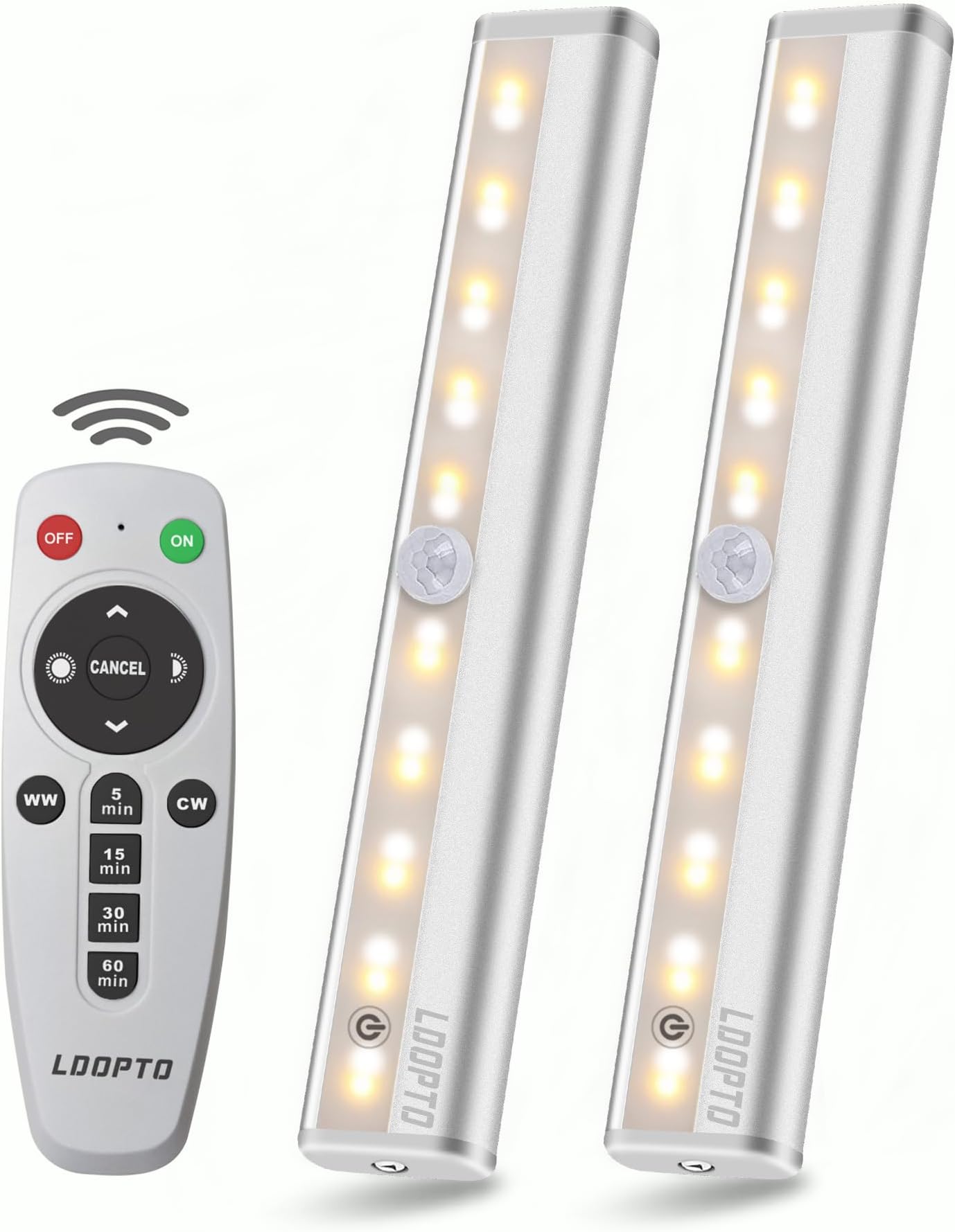 LDOPTO Luce led Luci led a Batteria con Telecomando, Luci da Notte ...
