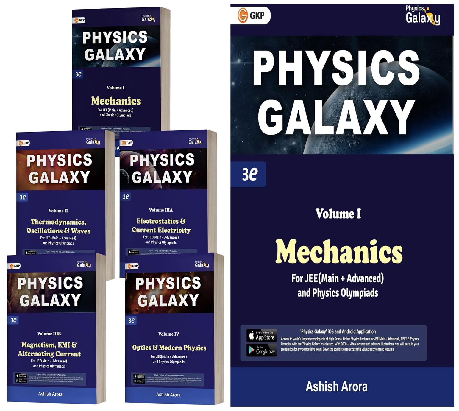 Buy Physics Galaxy Set of 5 Volumes for JEE (Main & Advanced) 3rd Edition by Ashish Arora ...